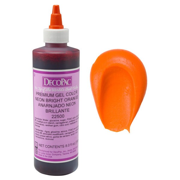 Neon Bright Orange Premium Gel Color | Michaels