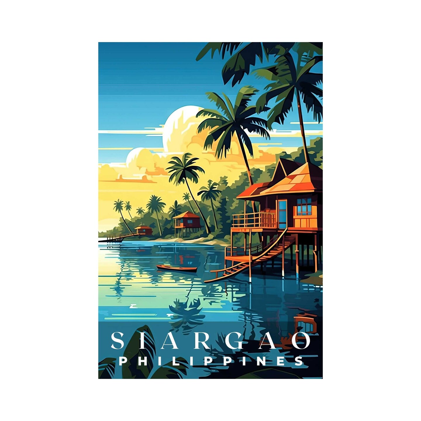 Siargao Poster, World Travel Print, Office Poster, Home Decor | S2 | MakerPlace by Michaels