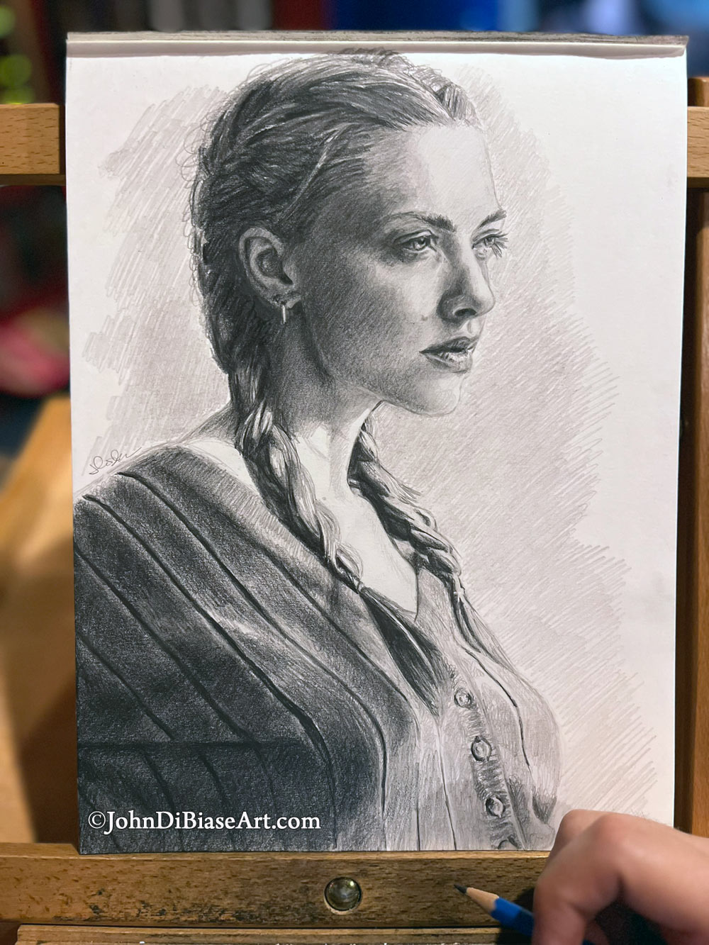 Amanda Seyfried ORIGINAL Pencil Drawing (9 X 12) - NOT A PRINT ...