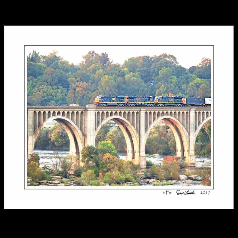 Richmond VA Art Photo CSX Train Bridge Richmond Virginia Art Richmond ...