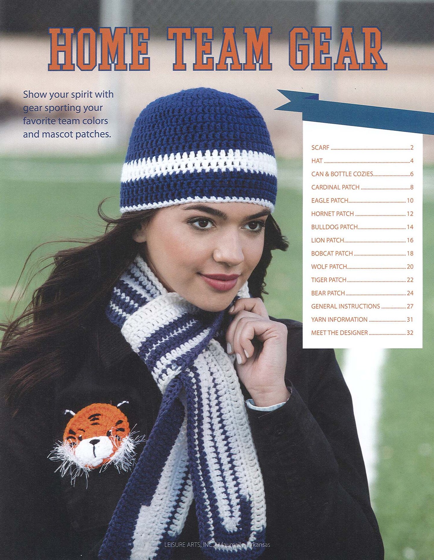 Leisure Arts Home Team Gear Crochet Book | Michaels