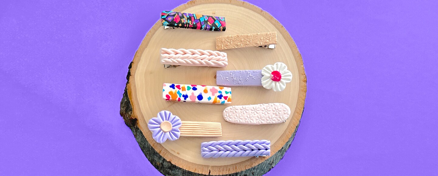 Custom Hair Clips with Polymer Clay! | Classes | Michaels