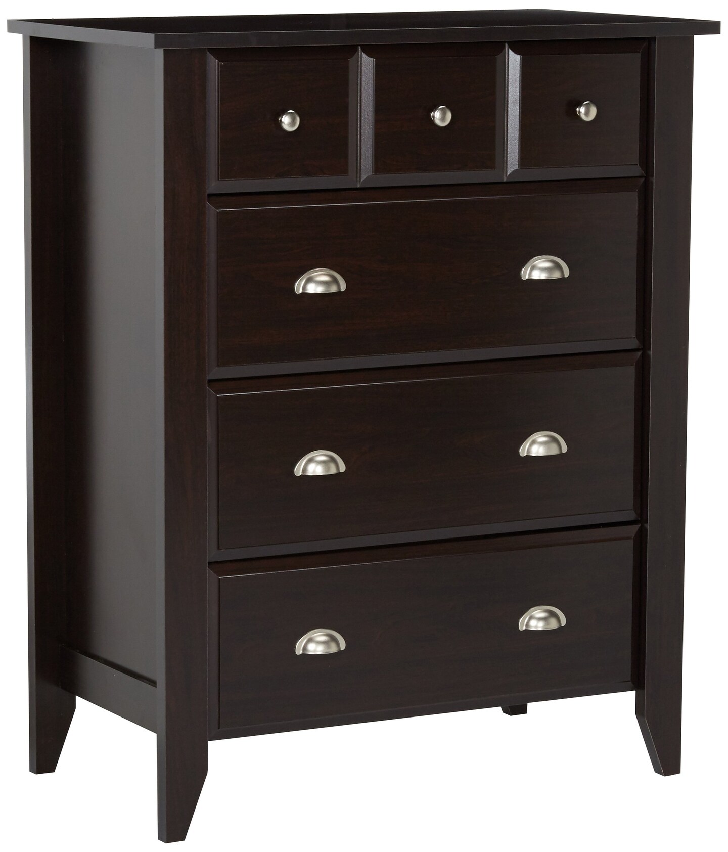 Sauder Shoal creek 4-Drawer chest, Jamocha Wood finish | Michaels