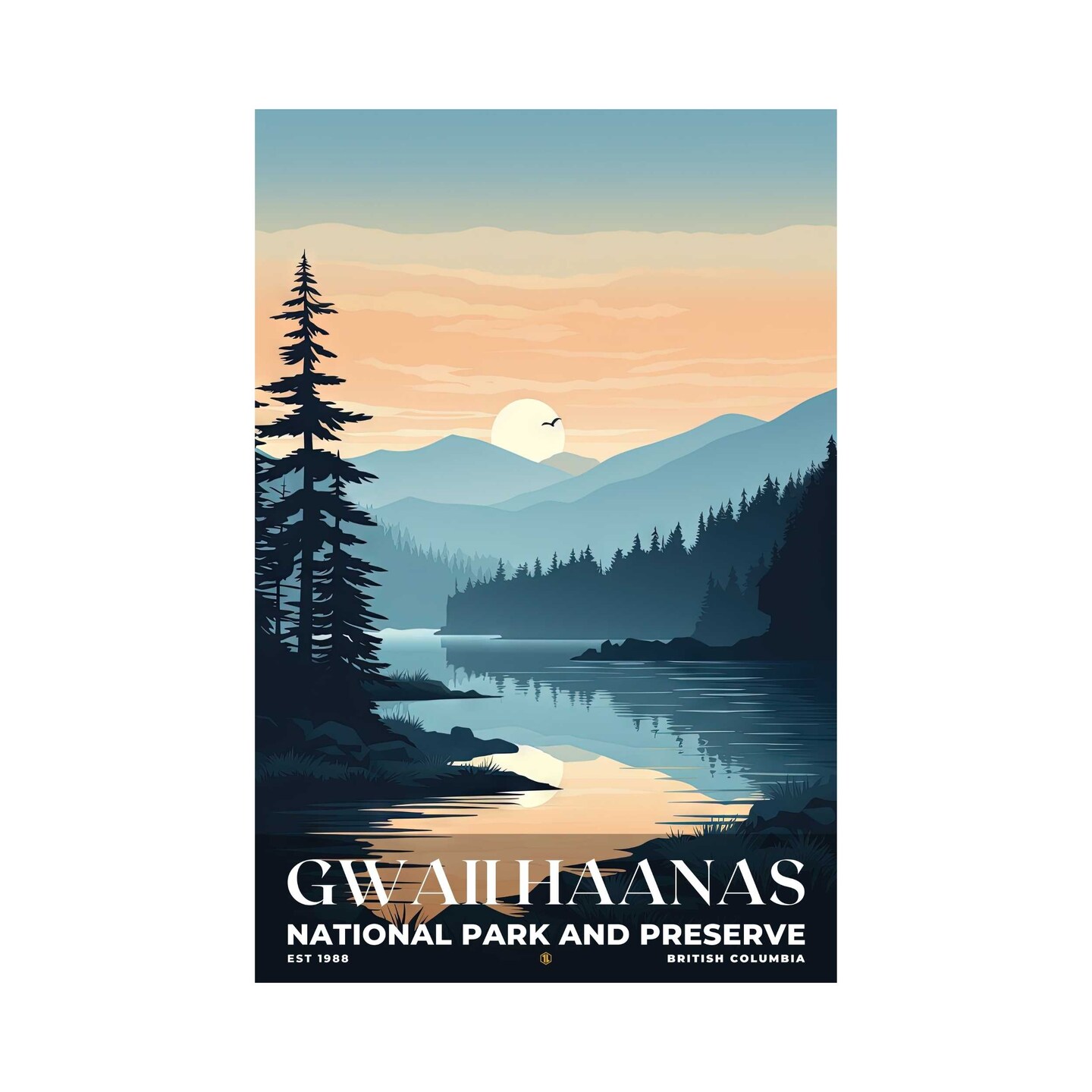 Gwaii Haanas National Park Reserve Poster, Travel Print, Office Poster ...