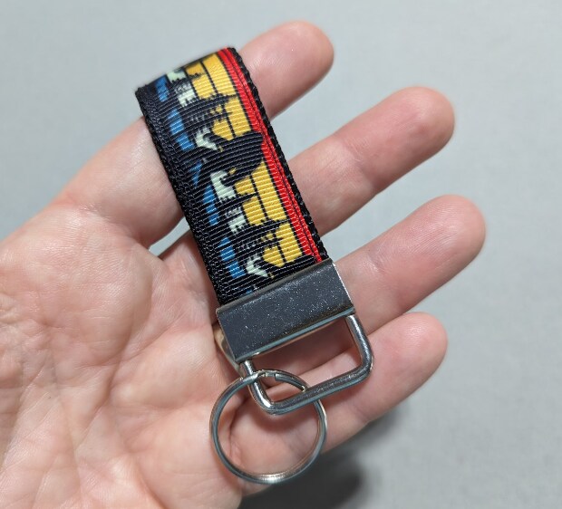 Big Foot or Sasquatch Mini Keychain, 1 Inch Wide and about 3" Long ...