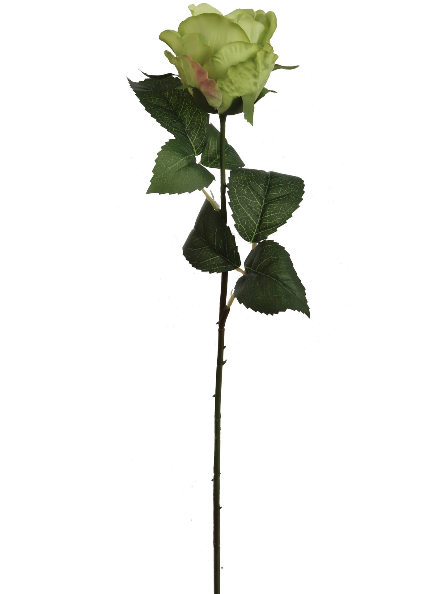 48-Pack: Rose Bud Stem with Realistic Silk Foliage by Floral Home ...