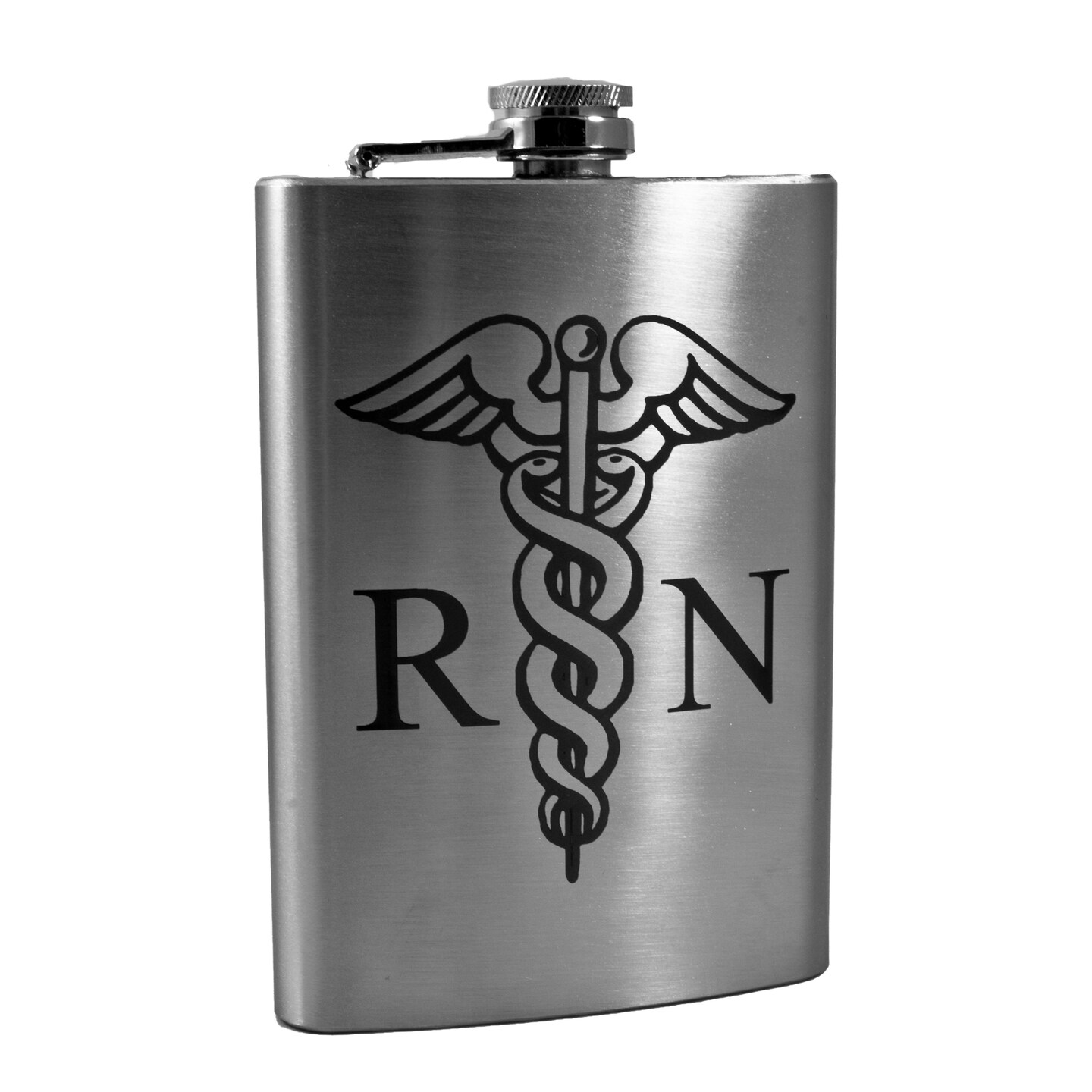 8oz RN Stainless Steel Flask | Michaels