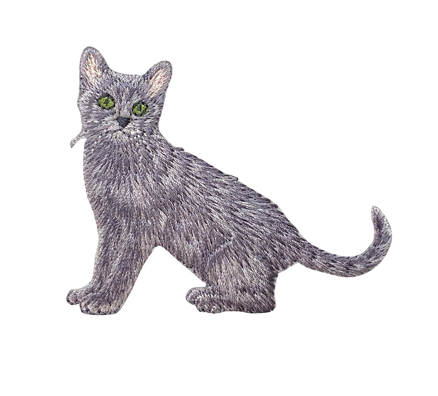Gray Cat, Kitten, Realistic Pets, Embroidered, Iron on Patch | Michaels