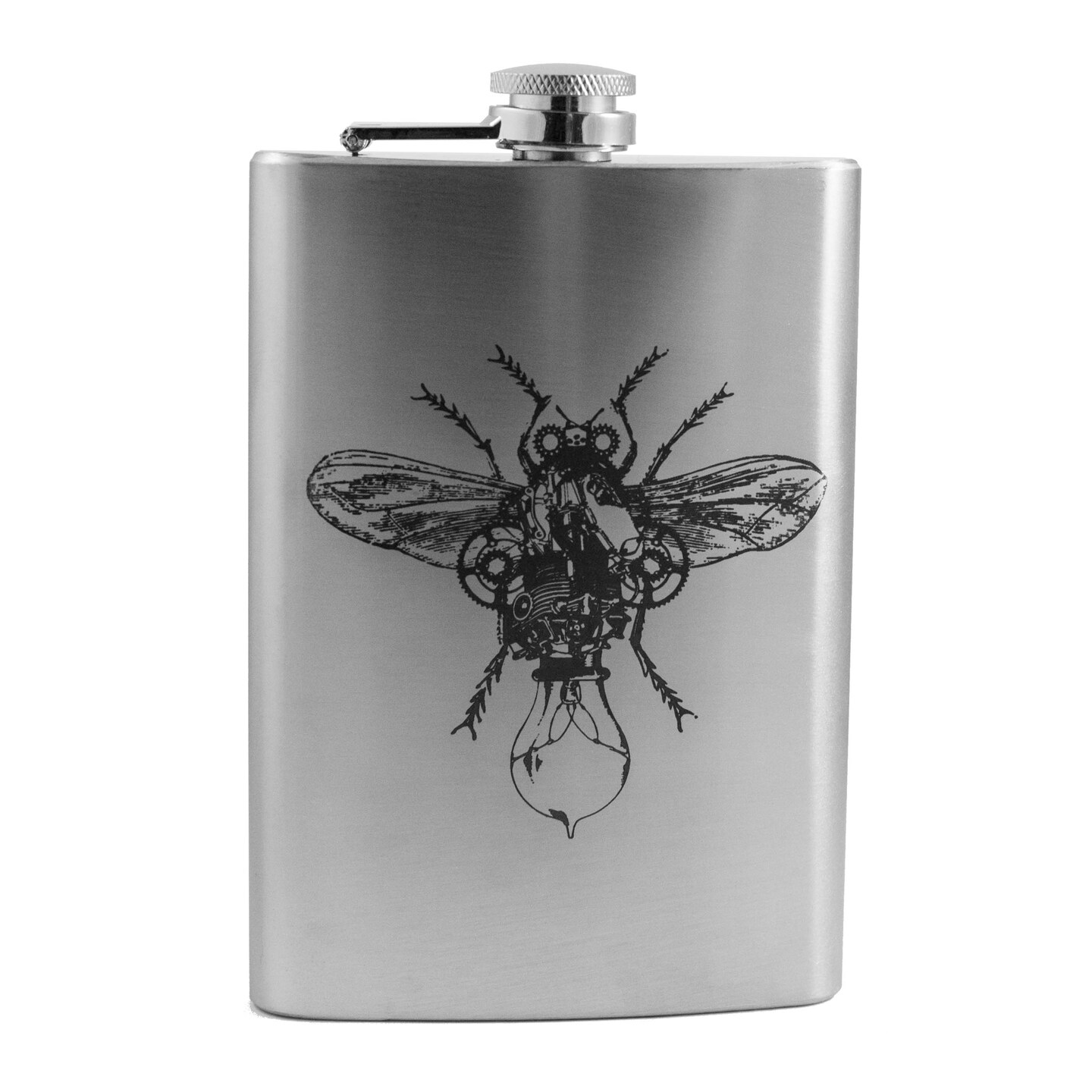 8oz Steampunk Firefly Stainless Steel Flask | Michaels