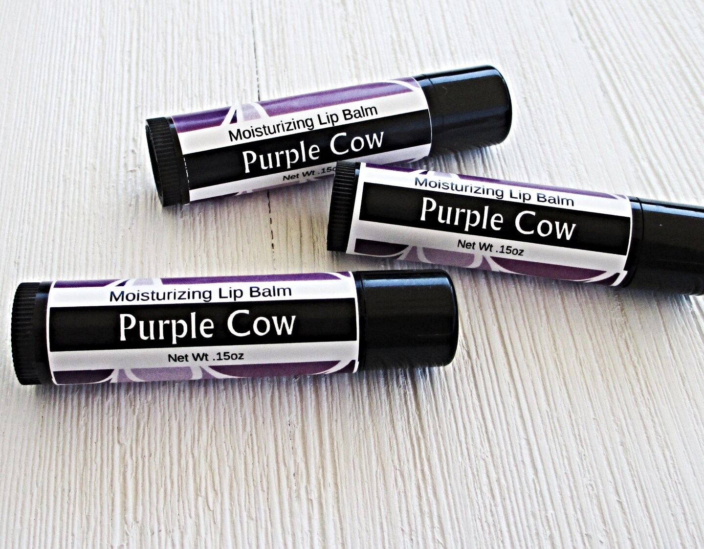 Purple Cow flavored Moisturizing Lip Balm, standard .15oz tube ...