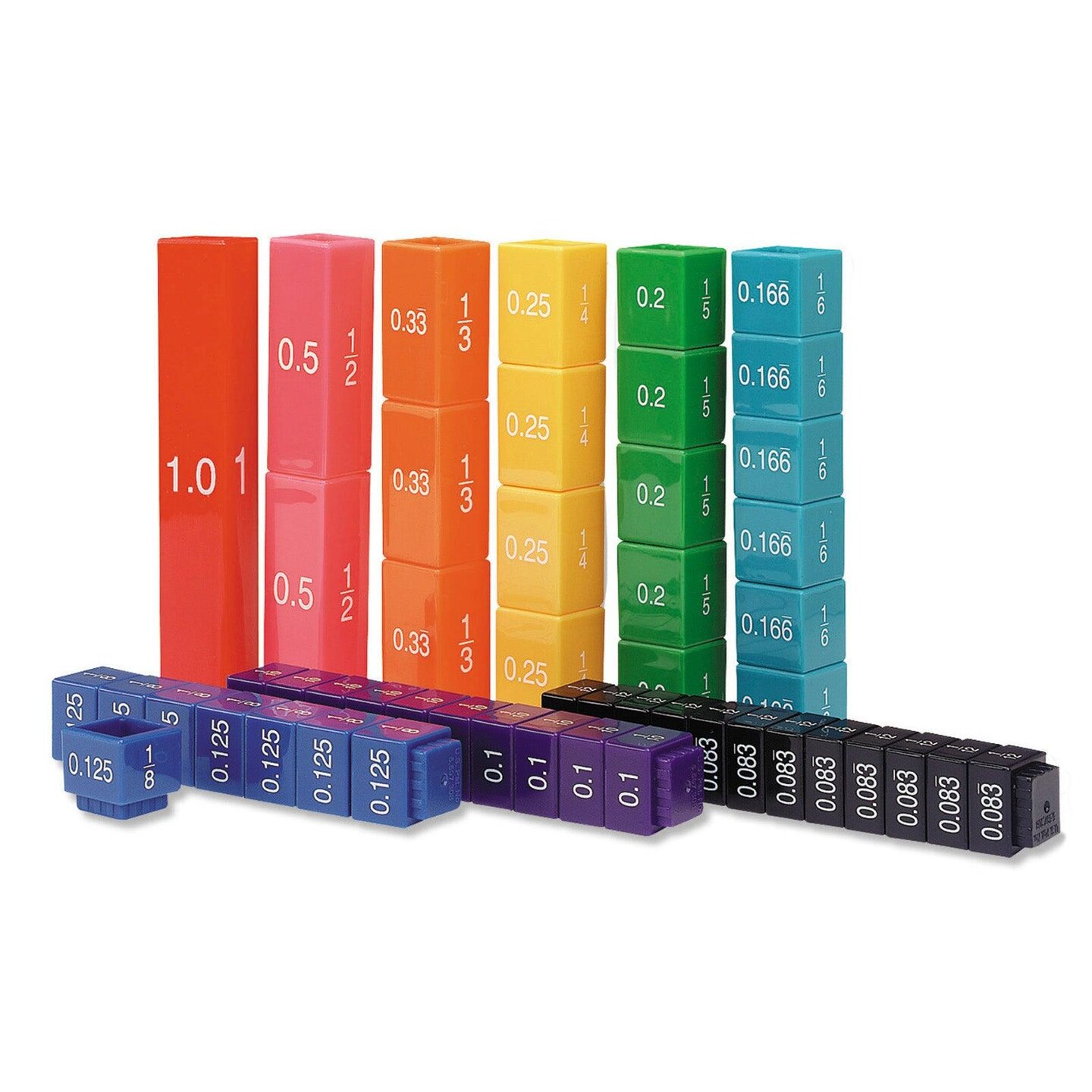 Fraction Tower® Equivalency Cube Set, Set of 51 | Michaels