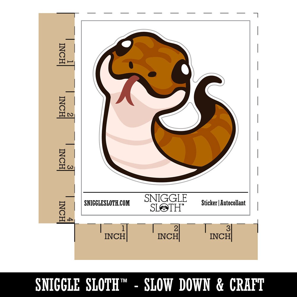 Sassy Snake with Tongue Sticking Out Waterproof Vinyl Phone Tablet ...