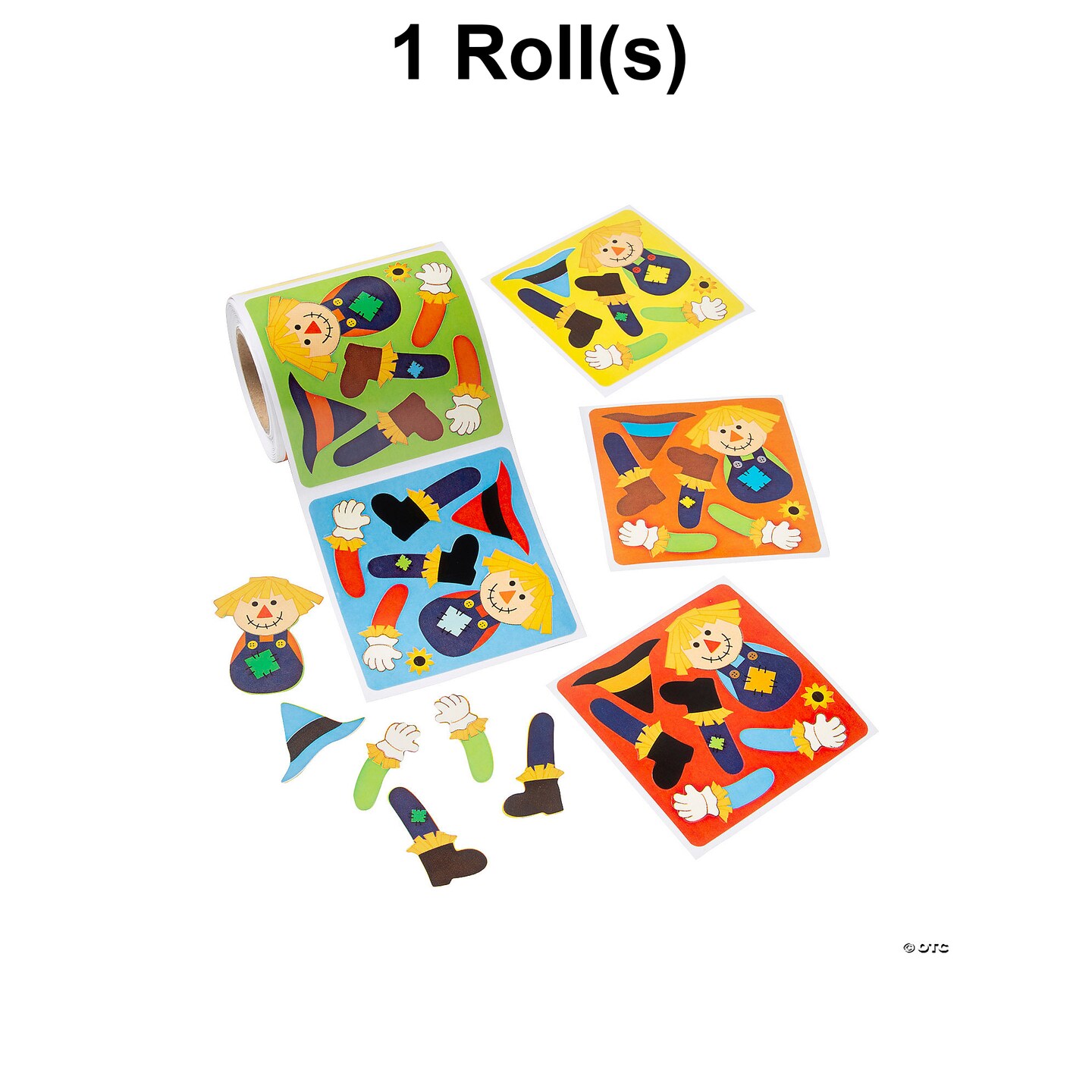 Mini Make a Scarecrow Sticker Roll 100 Pieces | Michaels