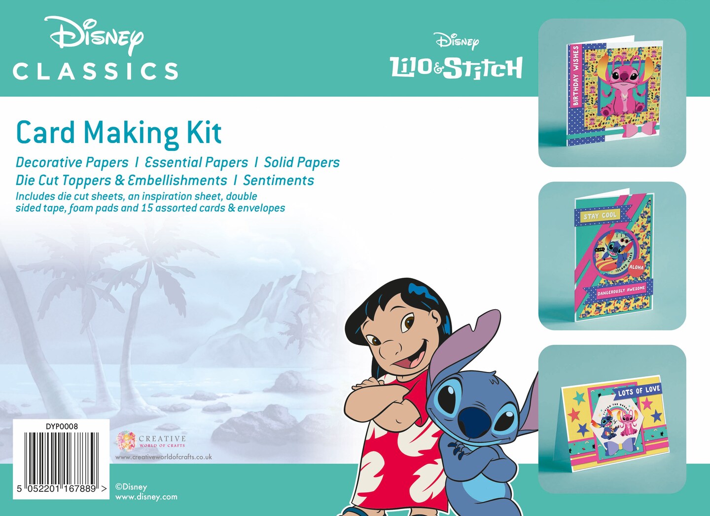 Creative Expressions Lilo & Stitch - Large Card A4 Kit | Michaels