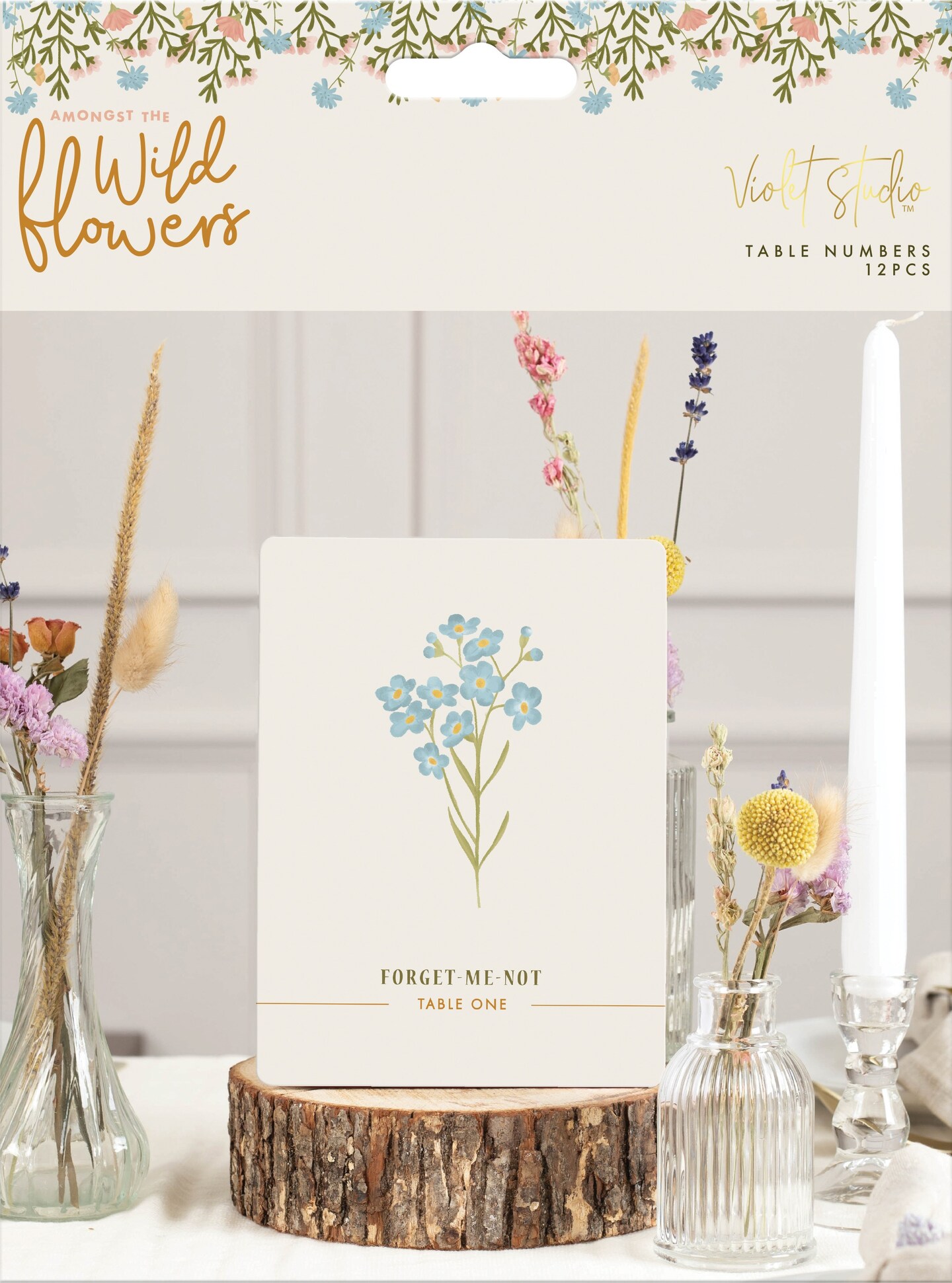 Violet Studio Table Numbers-Amongst The Wildflowers | Michaels