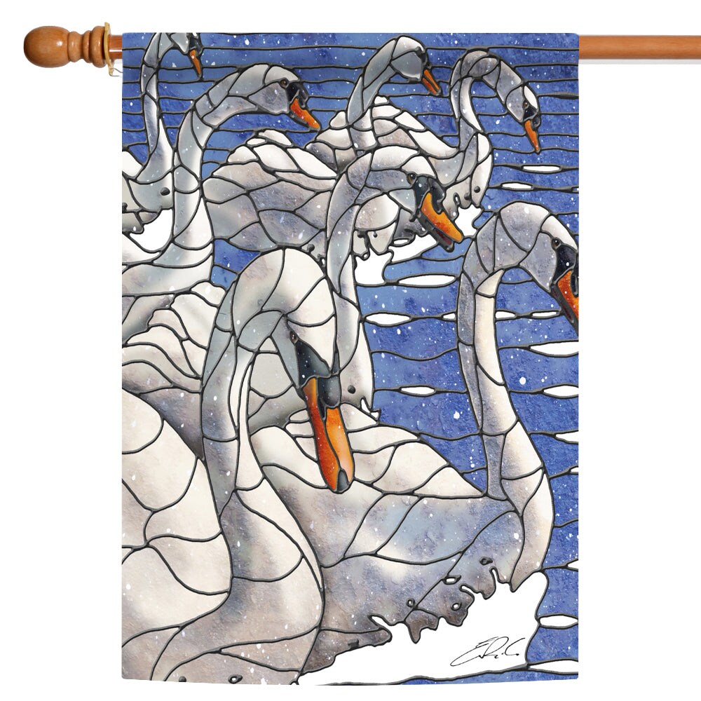 Swan Lake Decorative Bird Flag | Michaels