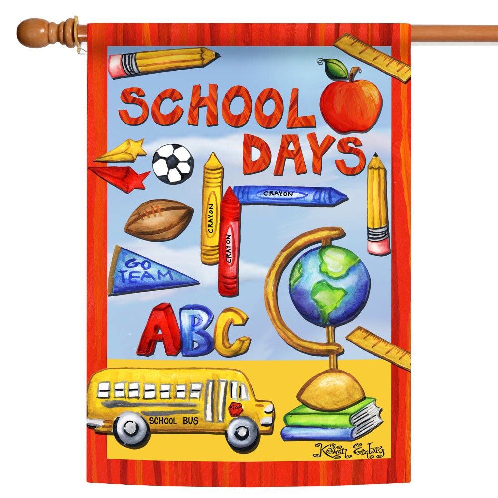 Classroom Collage Decorative Classroom Flag | Michaels