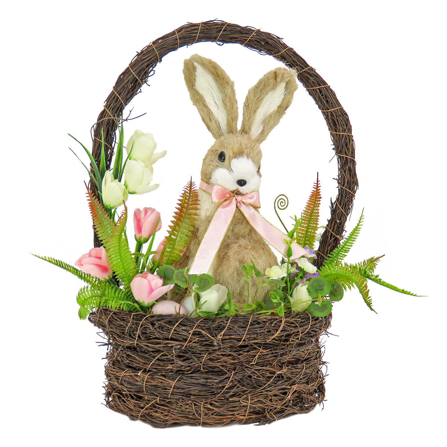 17" Easter Bunny Basket Table Décor | Michaels