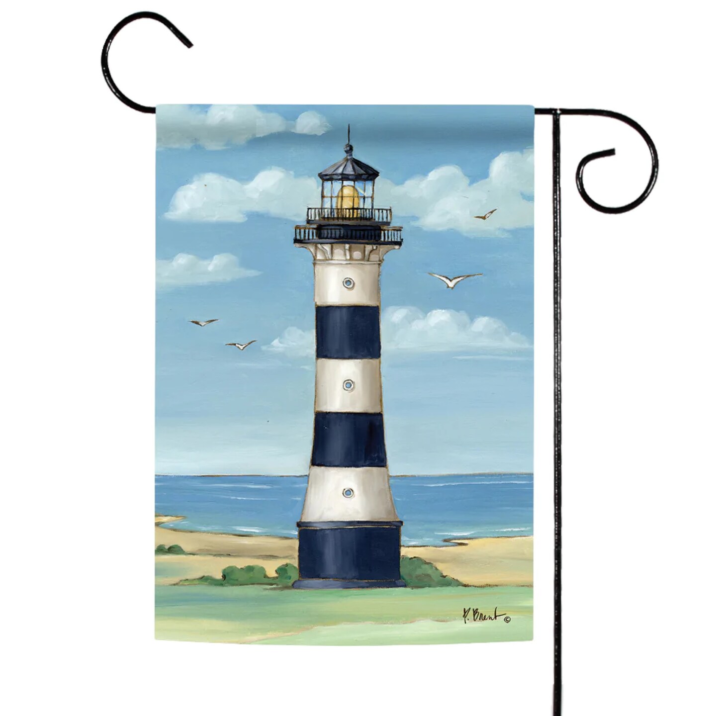 Toland Home Garden Cape Canaveral Lighthouse Outdoor Garden Flag 18" x ...
