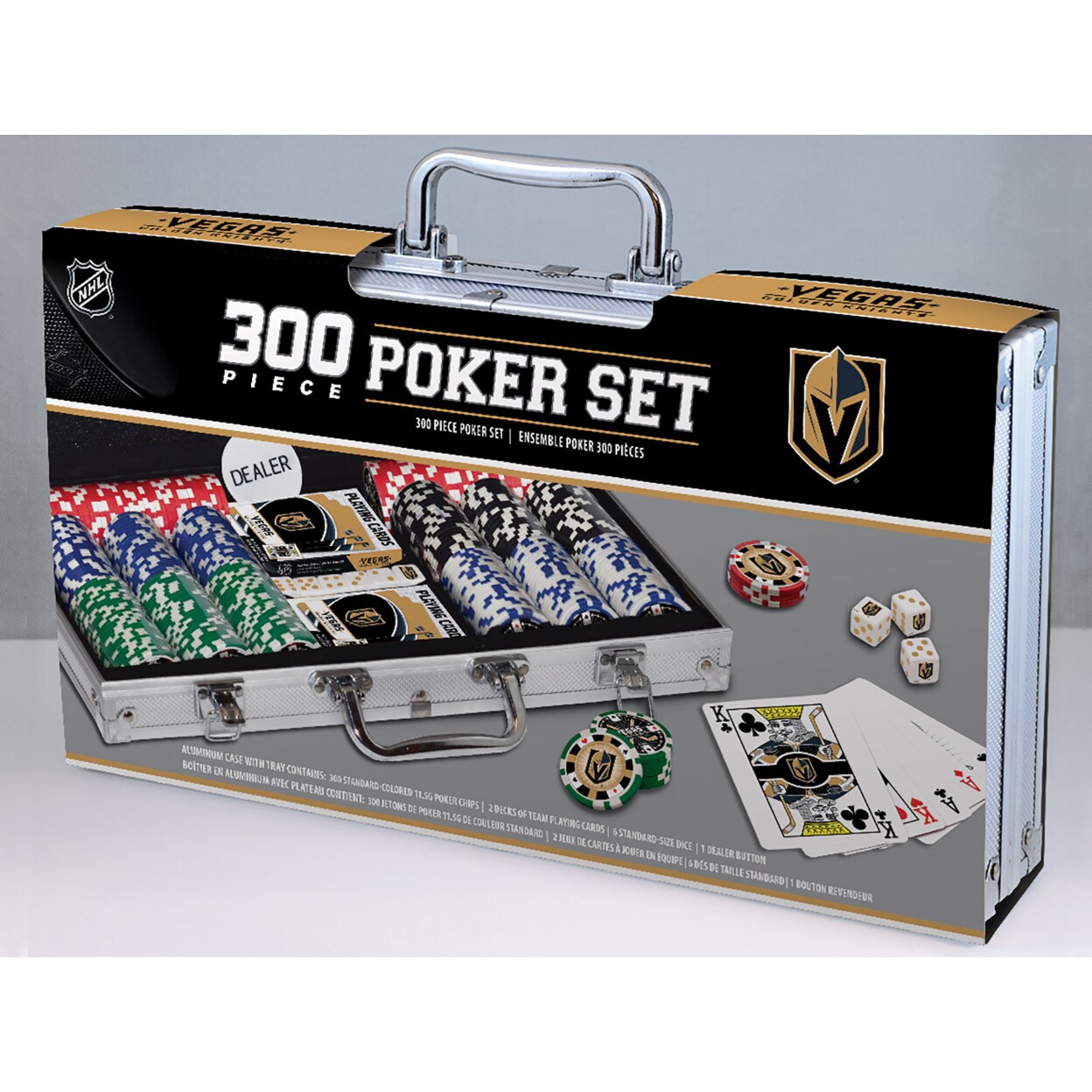 Masterpieces 300 Piece Poker Chip Set - NHL Vegas Golden Knights | Michaels