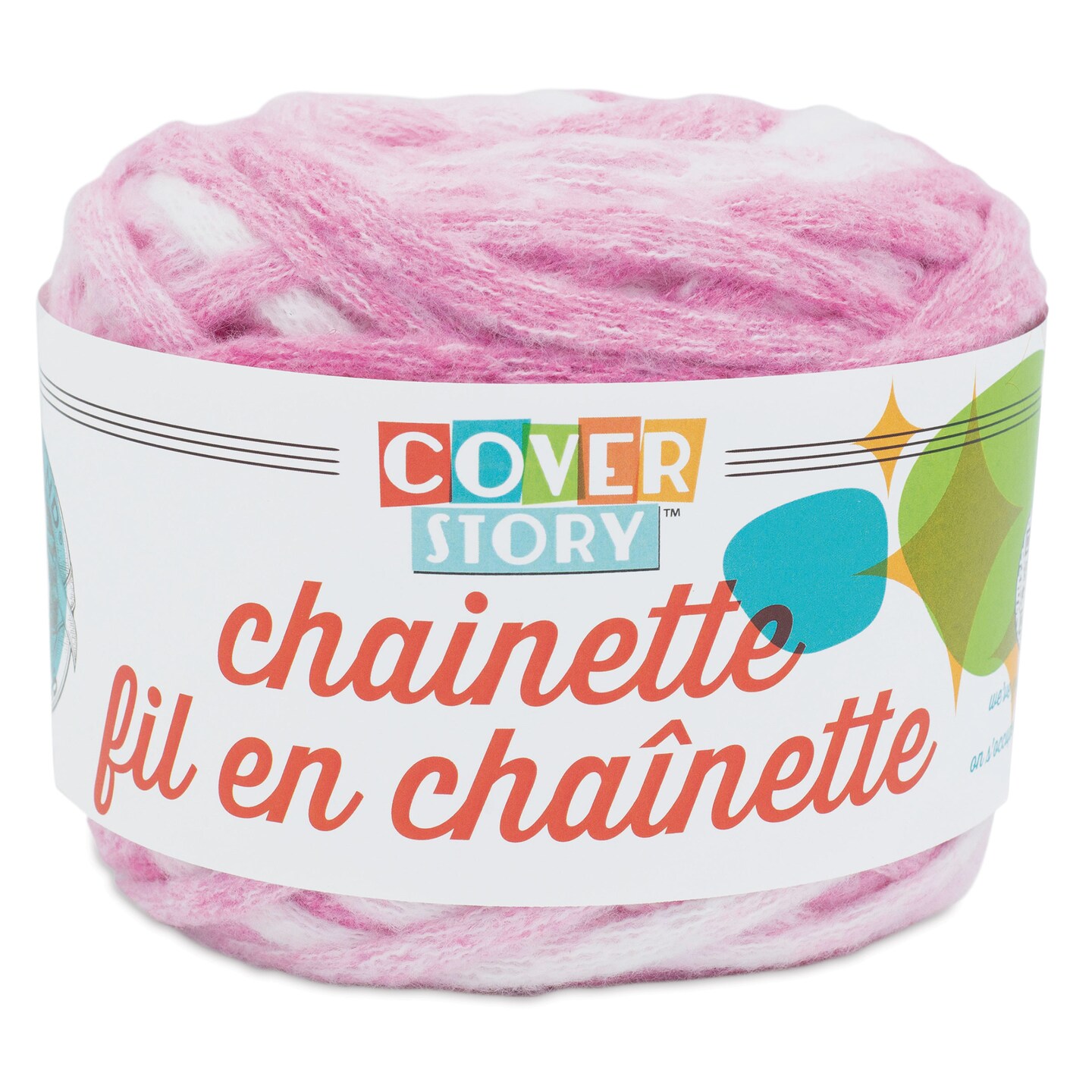 Lion Brand Cover Story Chainette Yarn - Pink, 68 yards | Michaels