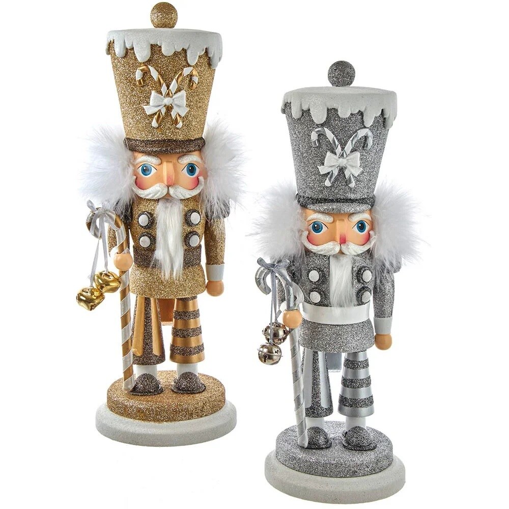 KSA 17.75" Silver and Gold Soldier Christmas Nutcracker | Michaels