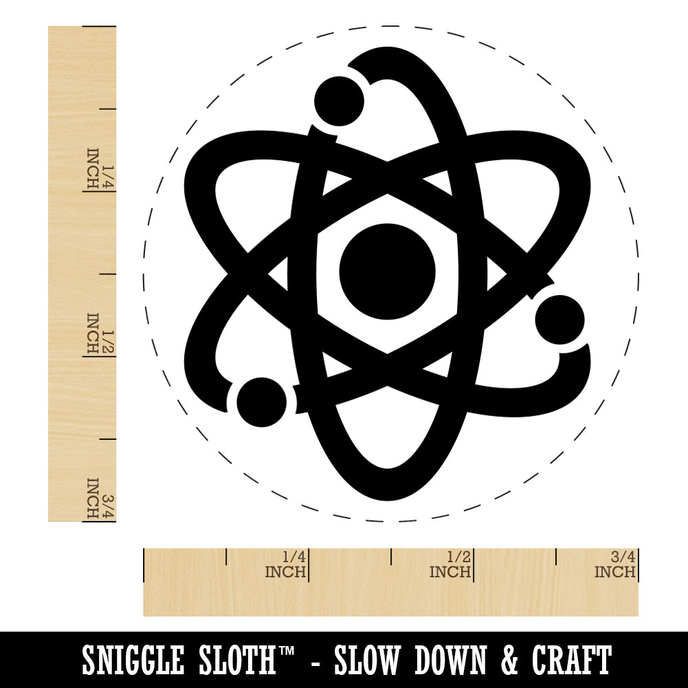 Atom Atomic Rubber Stamp for Stamping Crafting Planners | Michaels