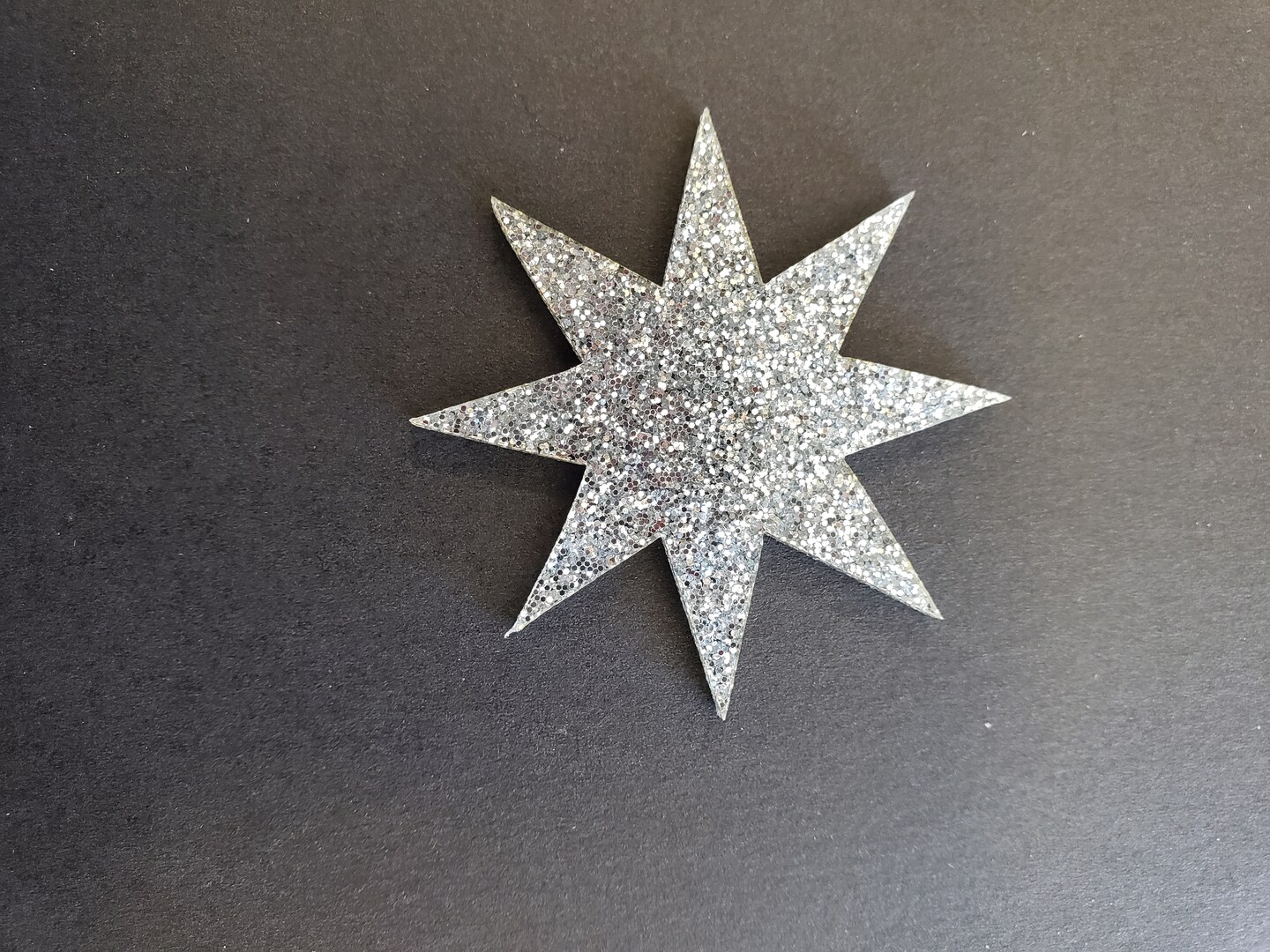 Glitter Colors, 8 Point Star, .125 Inch Acrylic, Mid Century Modern ...