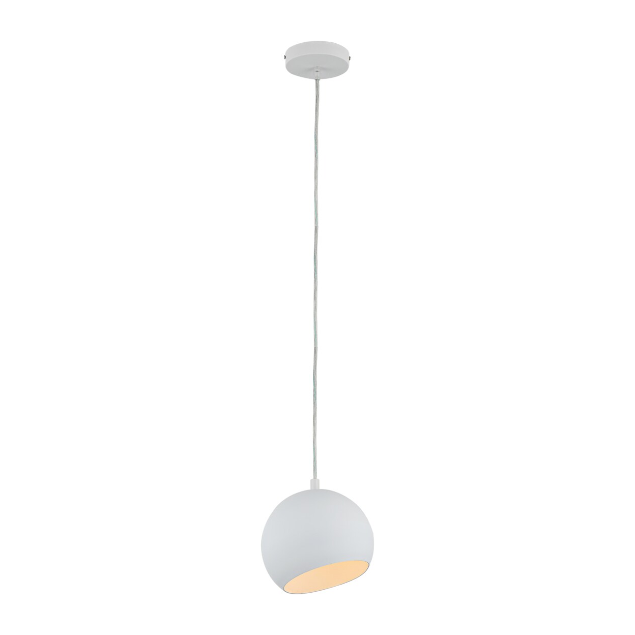 CHLOE Lighting Lighting IRONCLAD Contemporary-Style 1 Light Matt White ...