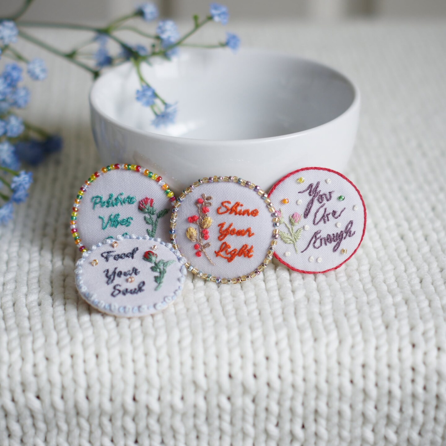 Positive Affirmation Brooches - Mood Boosting Accessories For Everyday ...
