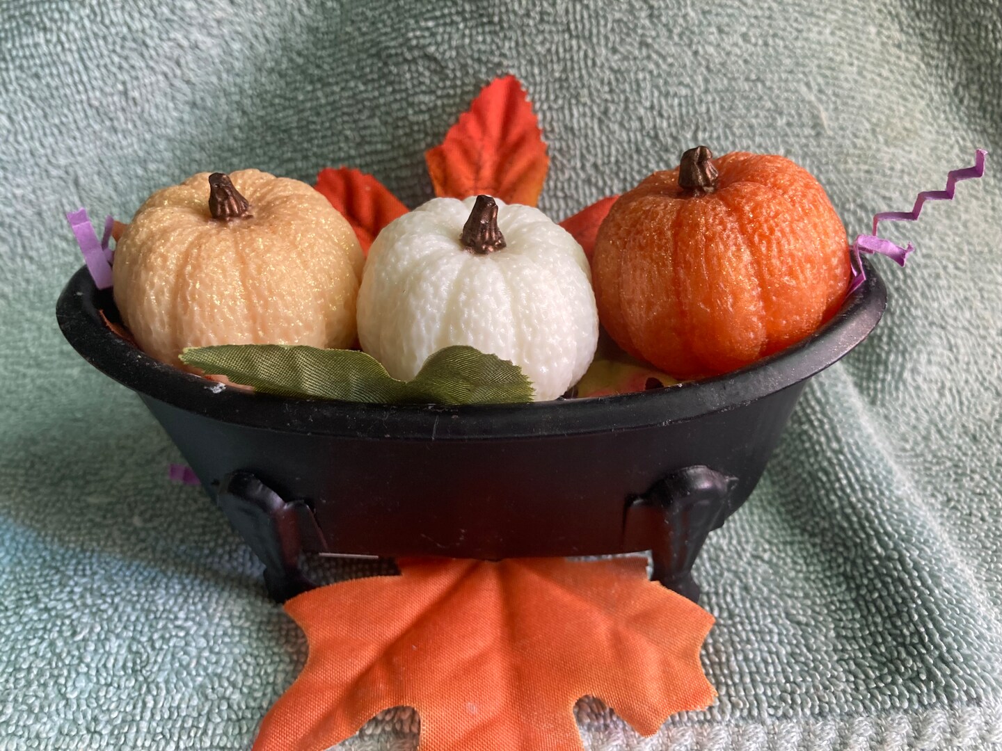 Pumpkin Soap Set - Small Pumpkin soaps fall soaps Autumn Decorative ...