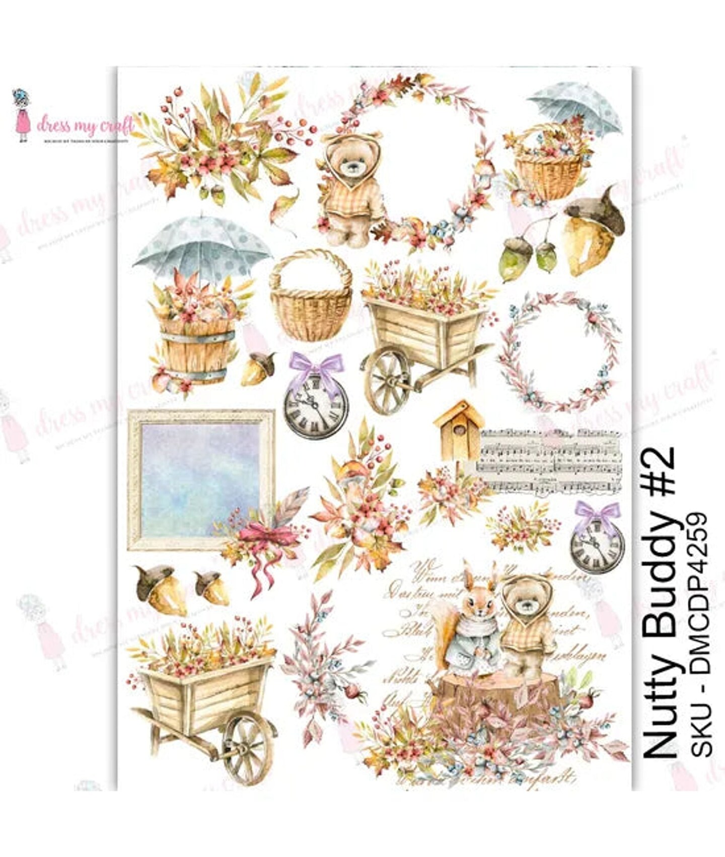 Dress My Craft Transfer Me - Nutty Buddy #2 | Michaels