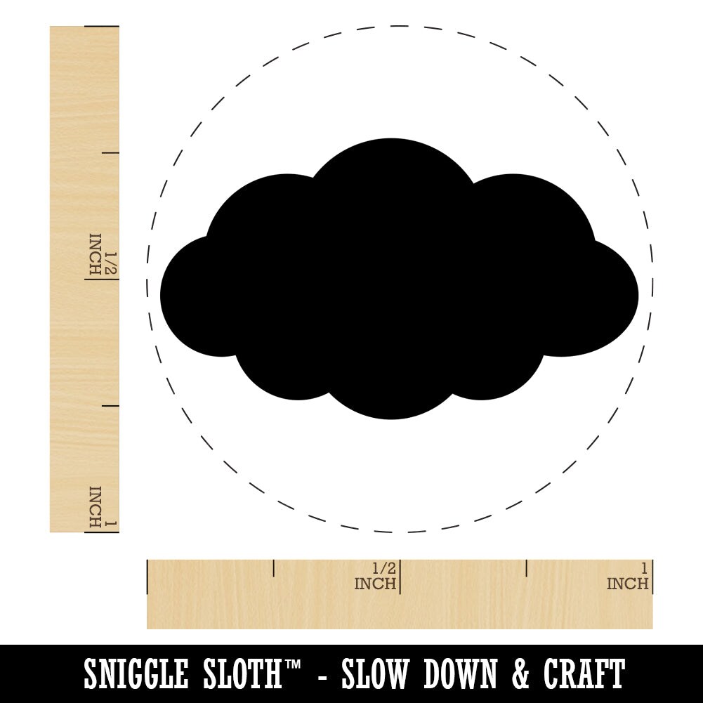 Cloud Solid Rubber Stamp for Stamping Crafting Planners | Michaels