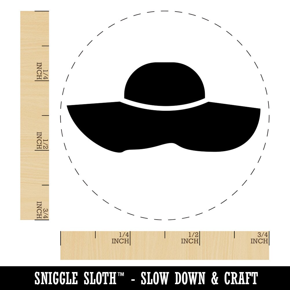 Ladies Hat Rubber Stamp for Stamping Crafting Planners | Michaels