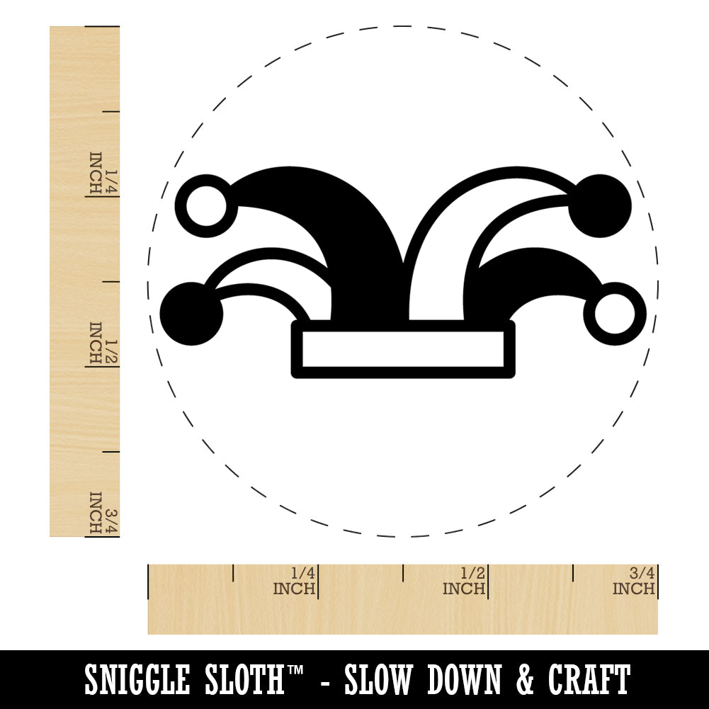 Jester Joker Hat Tarot Card Rubber Stamp for Stamping Crafting Planners ...