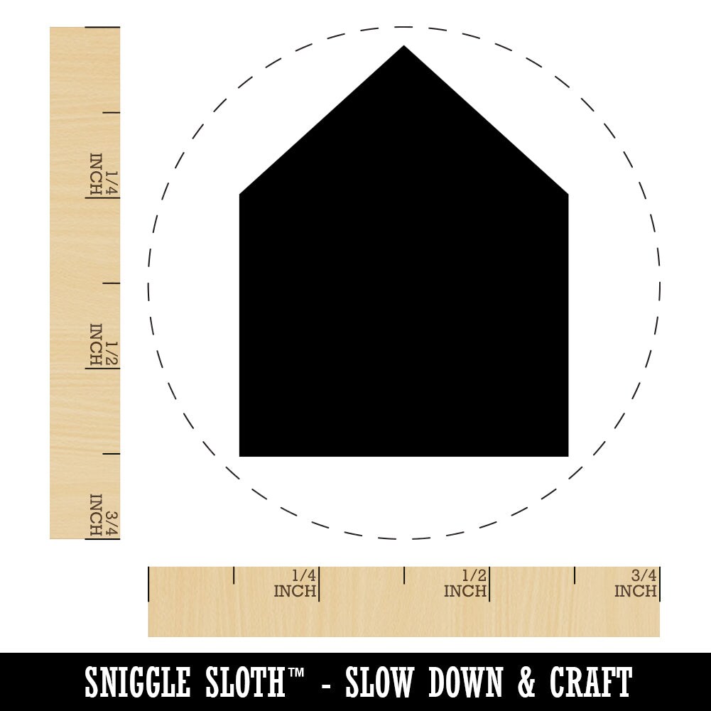 Simple House Solid Rubber Stamp for Stamping Crafting Planners | Michaels
