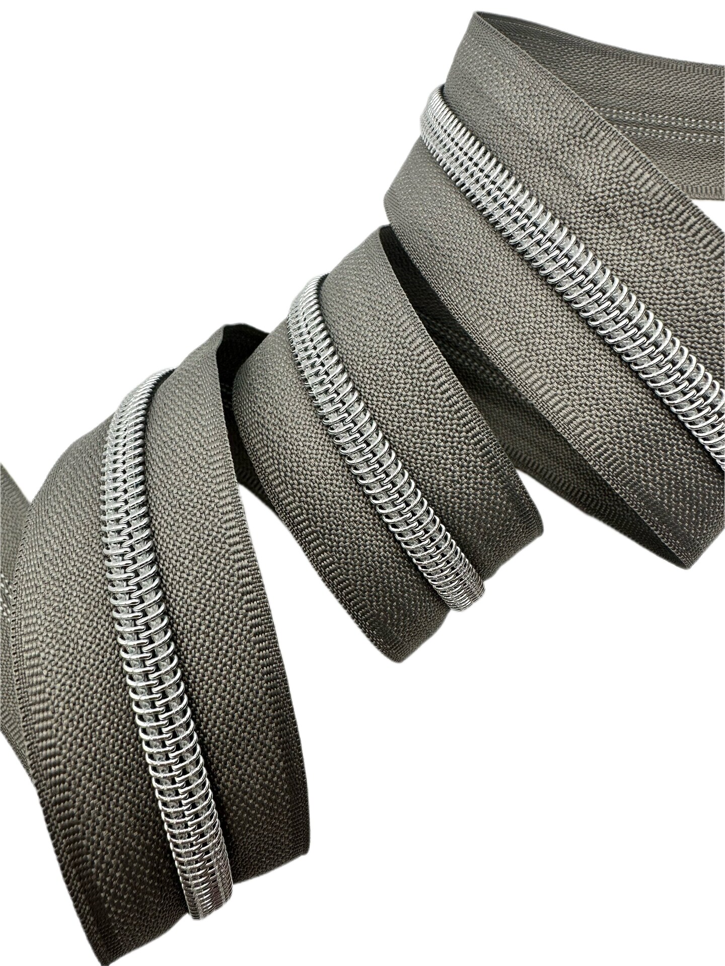 Grey Tape with Silver Zipper Tape | Michaels