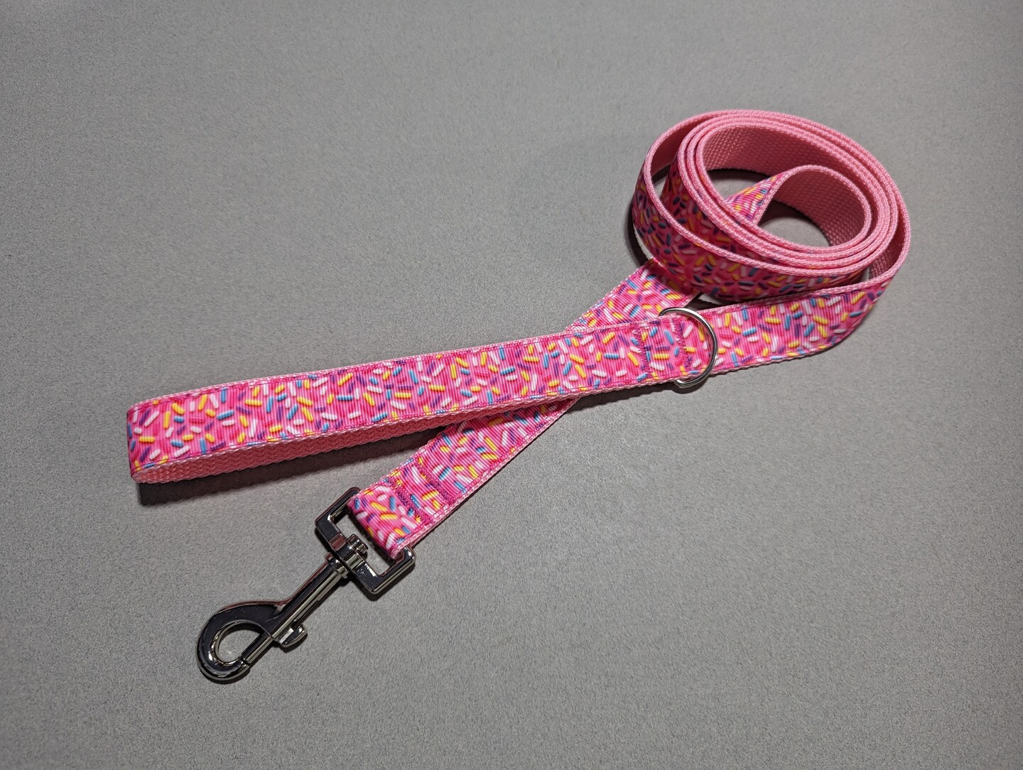 Pink Frosting with Sprinkle Dog Leash, 1" Wide and Choose your Length ...