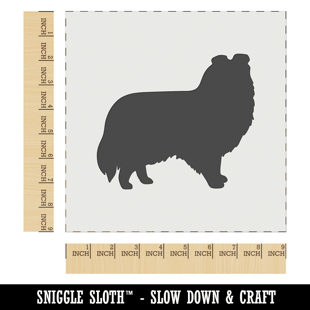 Shetland Sheepdog Sheltie Dog Solid Wall Cookie DIY Craft Reusable ...