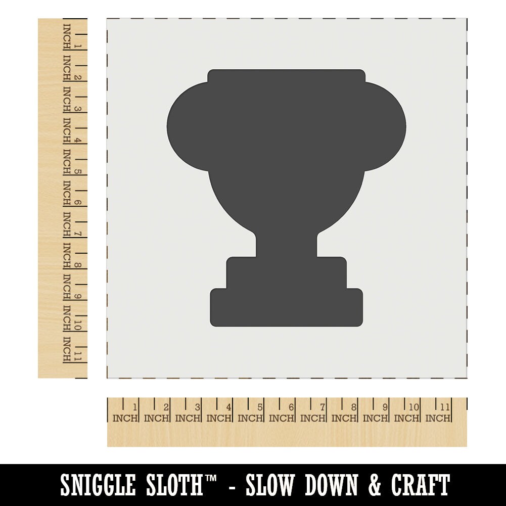 Trophy Award Solid Wall Cookie DIY Craft Reusable Stencil | Michaels