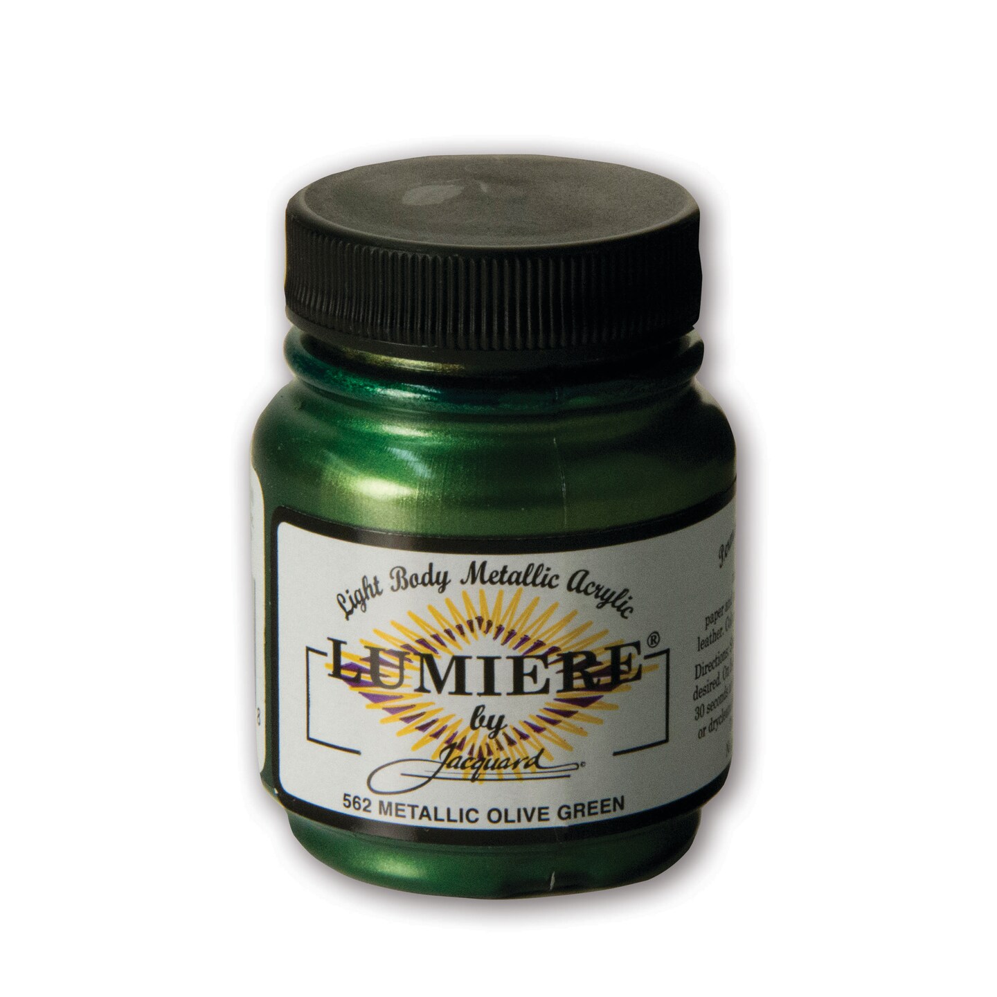 Jacquard Lumiere Acrylic Color, 2.25 Oz., Metallic Olive Green, Count ...