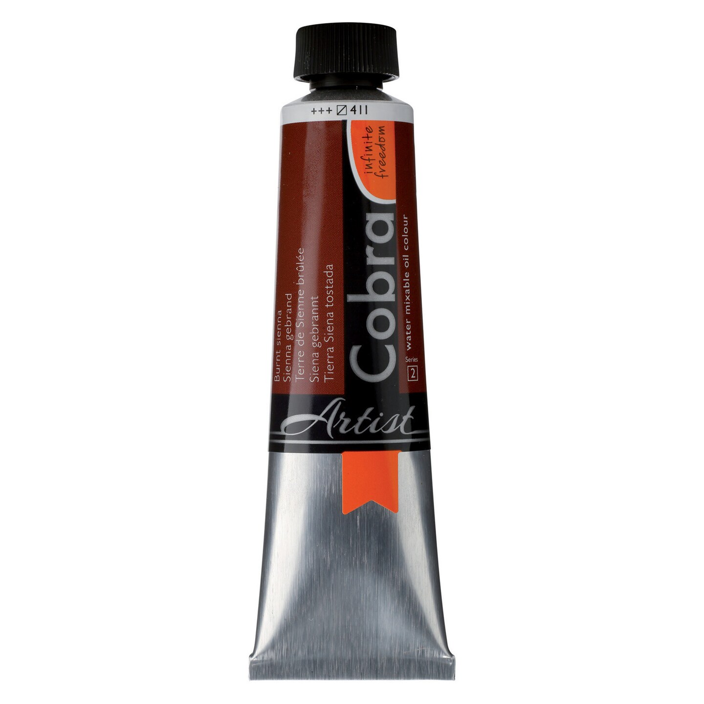 Royal Talens Cobra Artist Water Mixable Oil Color, 40ml, Burnt Sienna ...