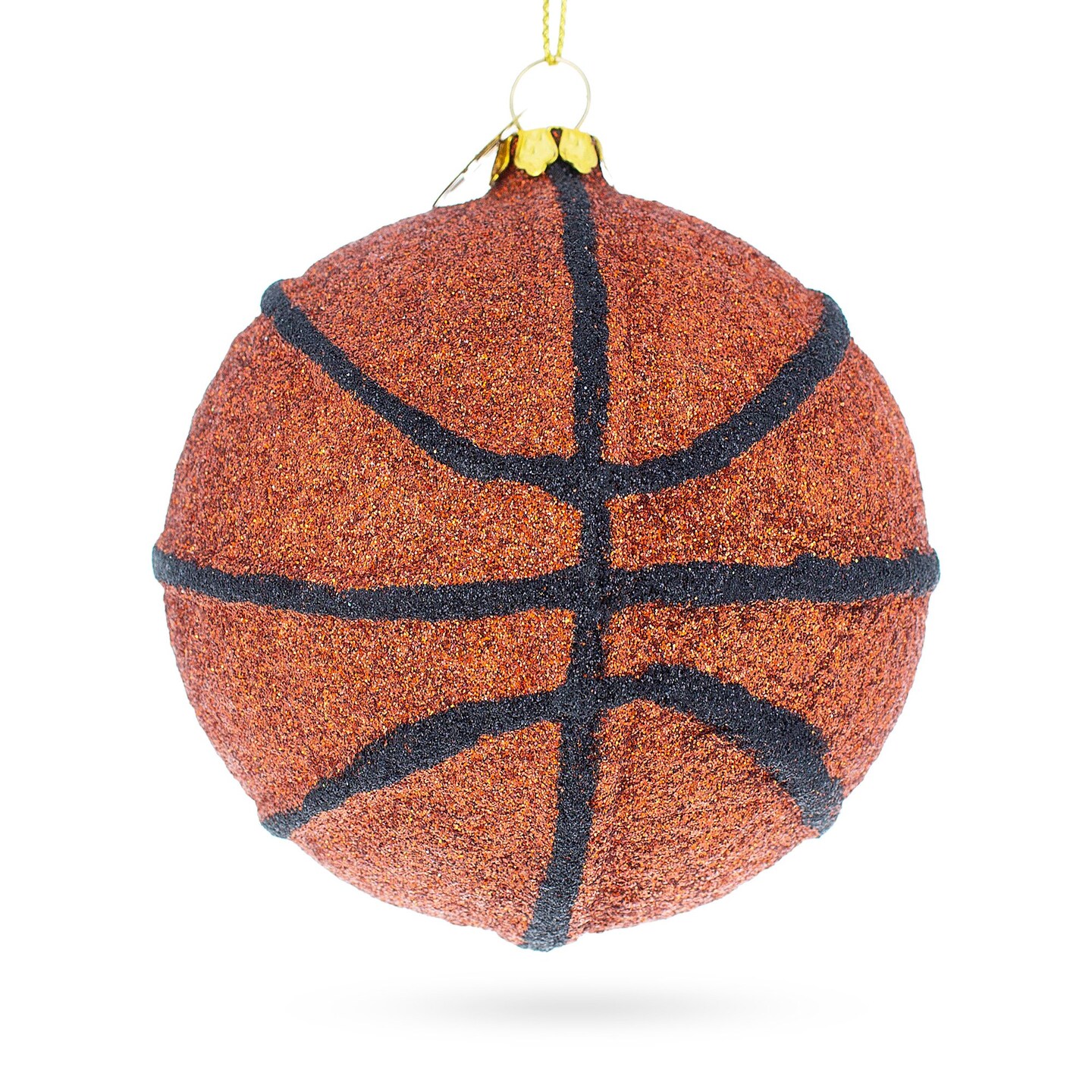 Slam-Dunk Basketball Glass Christmas Ornament | Michaels