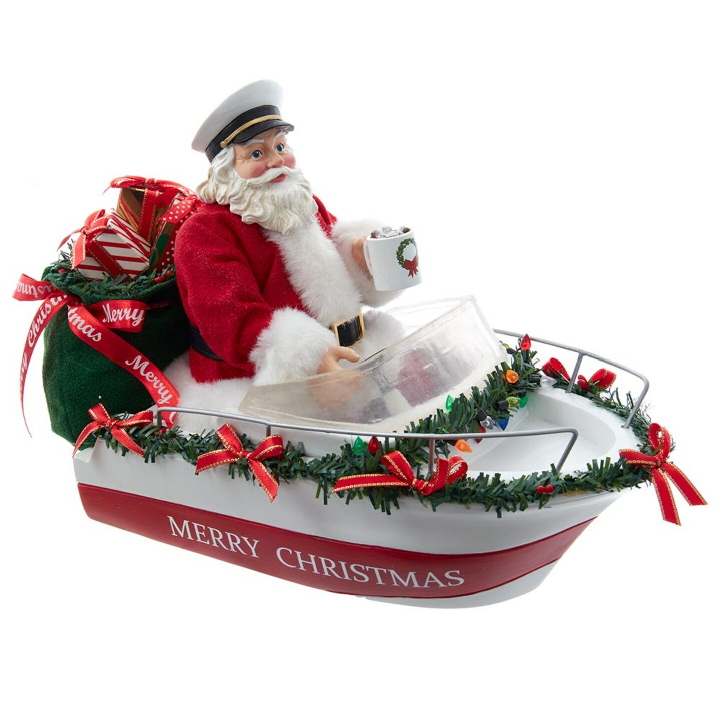 KSA 8" Boat Captain Santa Christmas Tabletop Figurine | Michaels