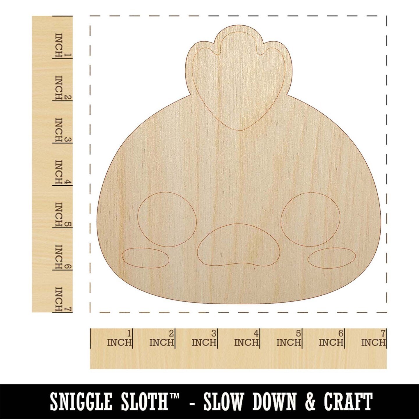 Charming Kawaii Chibi Chicken Face Blushing Cheeks Farm Eggs Unfinished ...