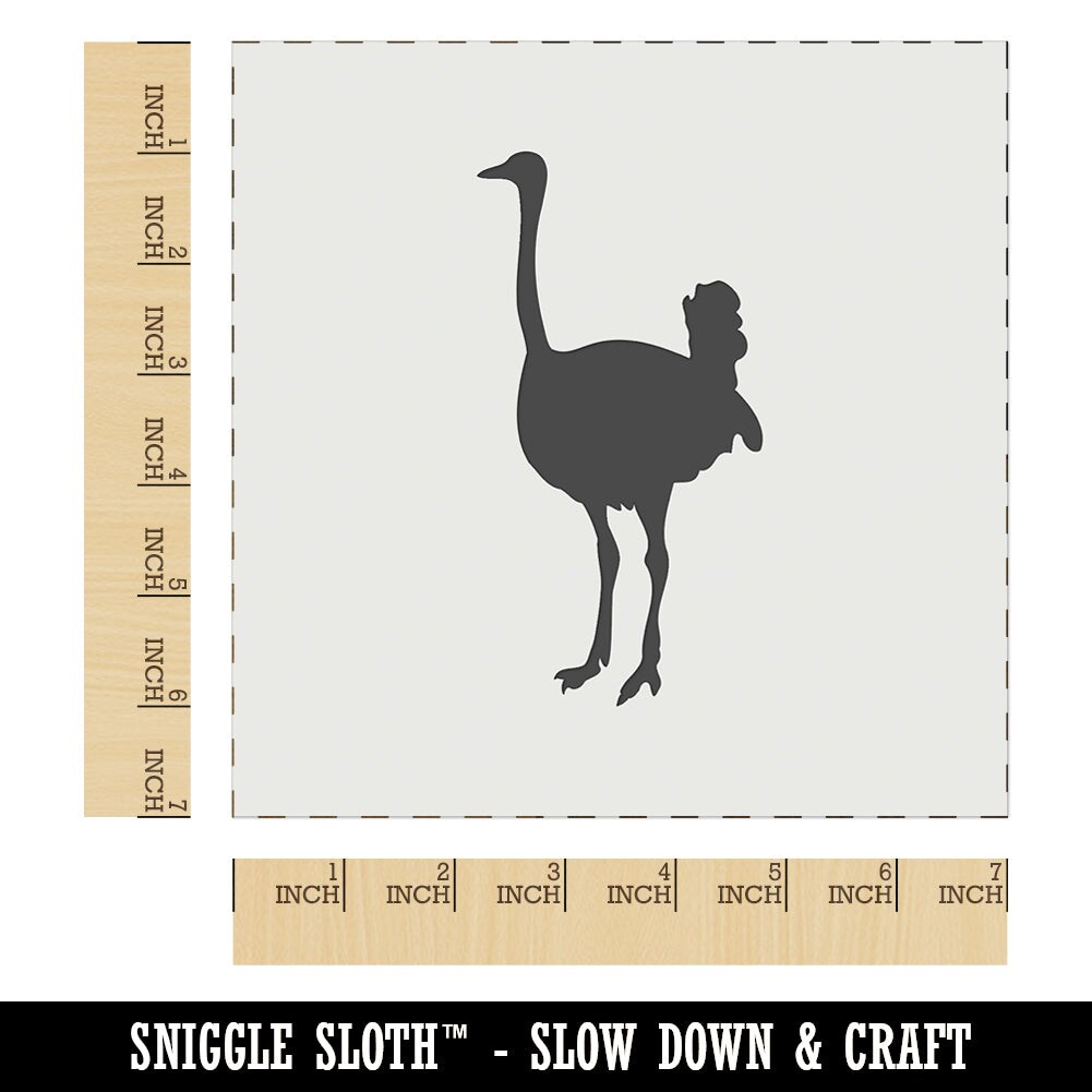 Ostrich Bird Solid Wall Cookie DIY Craft Reusable Stencil | Michaels