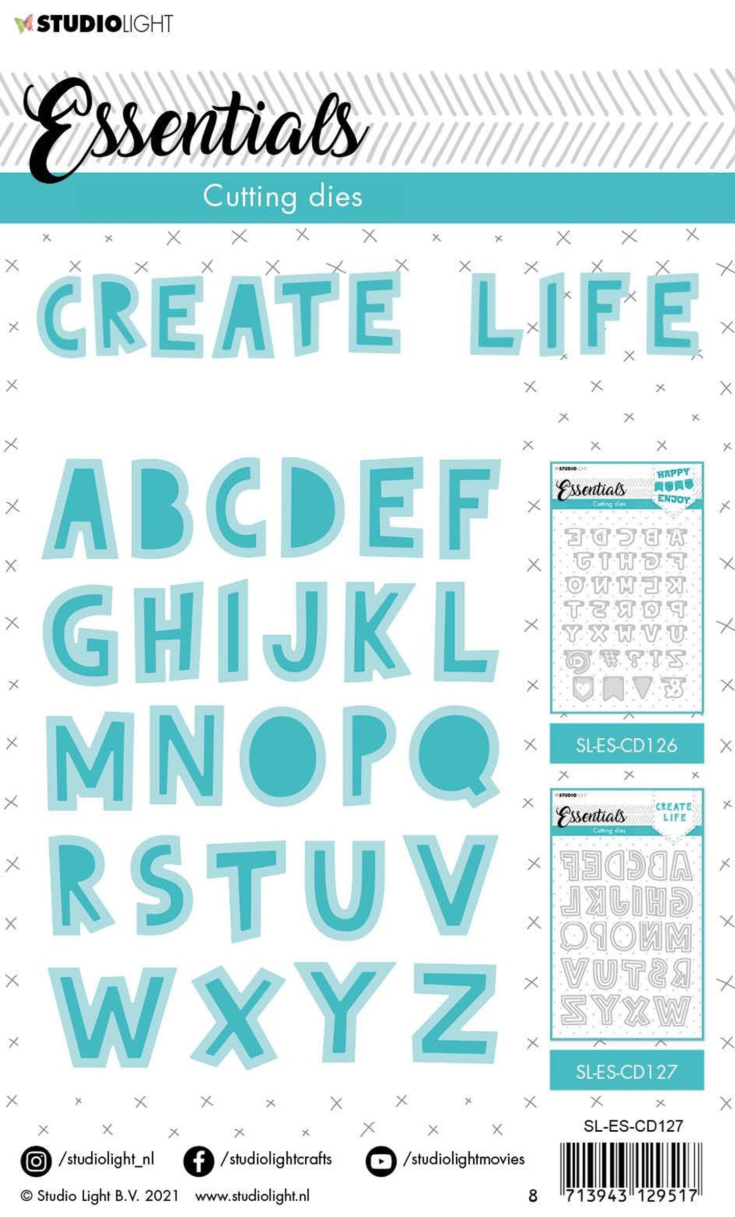 Studio Light SL Cutting Die Quirky Blok Alphabet Essentials 142x190x1mm ...