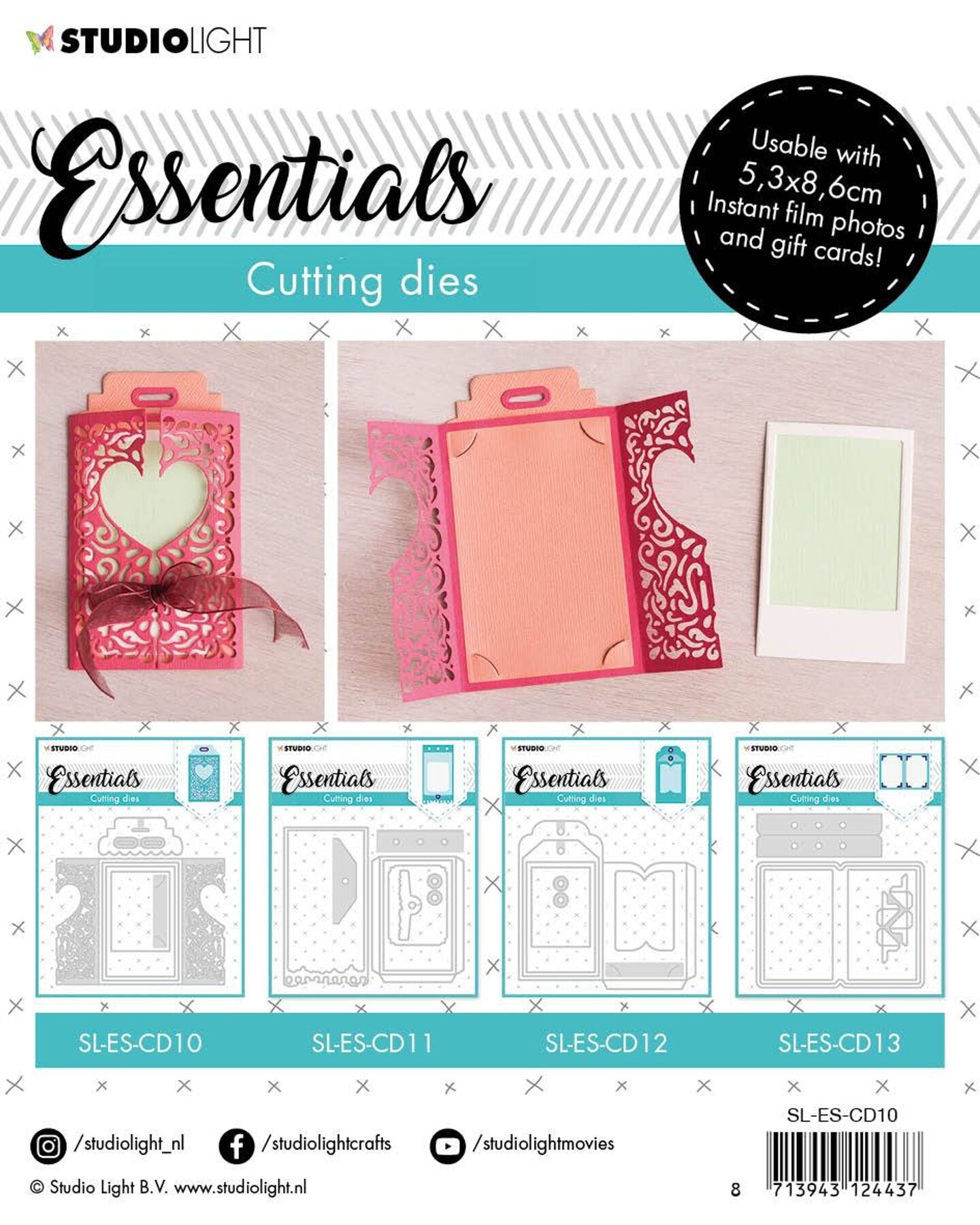 Studio Light SL Cutting Die Instant film photo frames Essentials ...