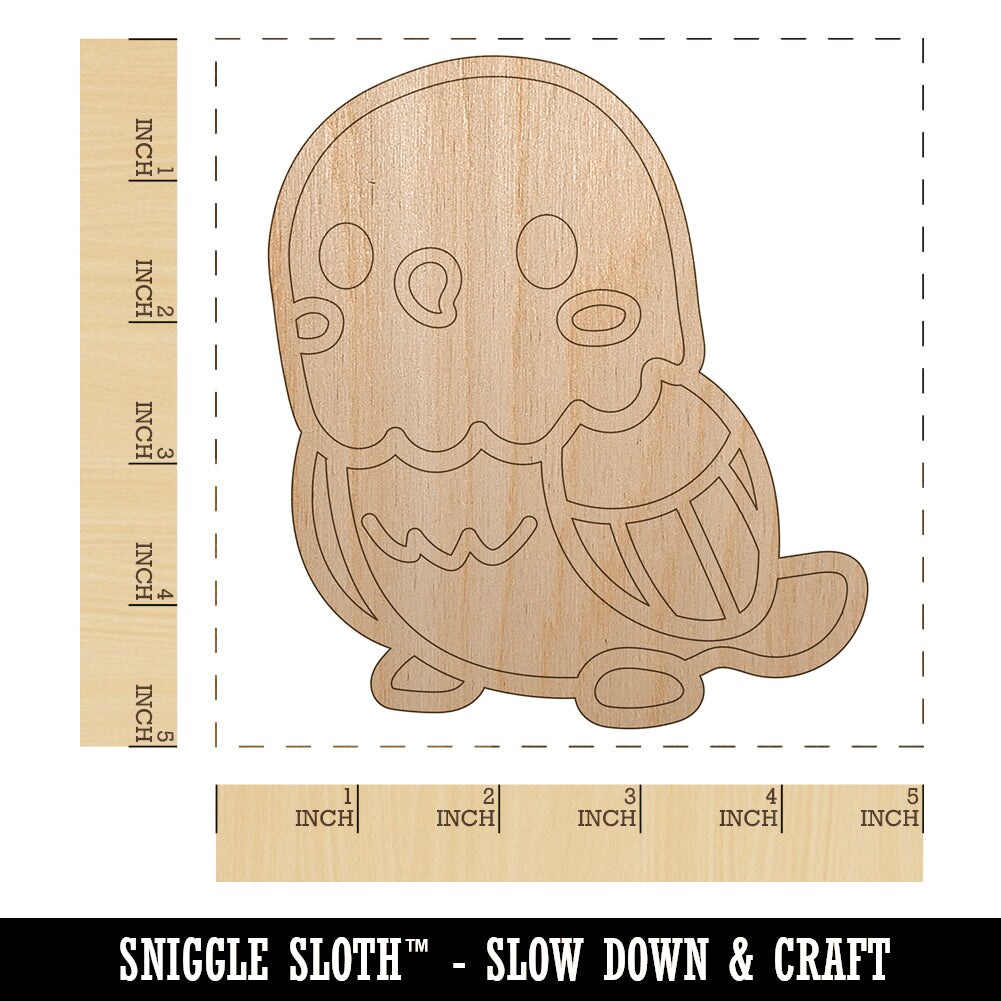 Kawaii Cute Parakeet Budgie Bird Unfinished Wood Shape Piece Cutout for ...