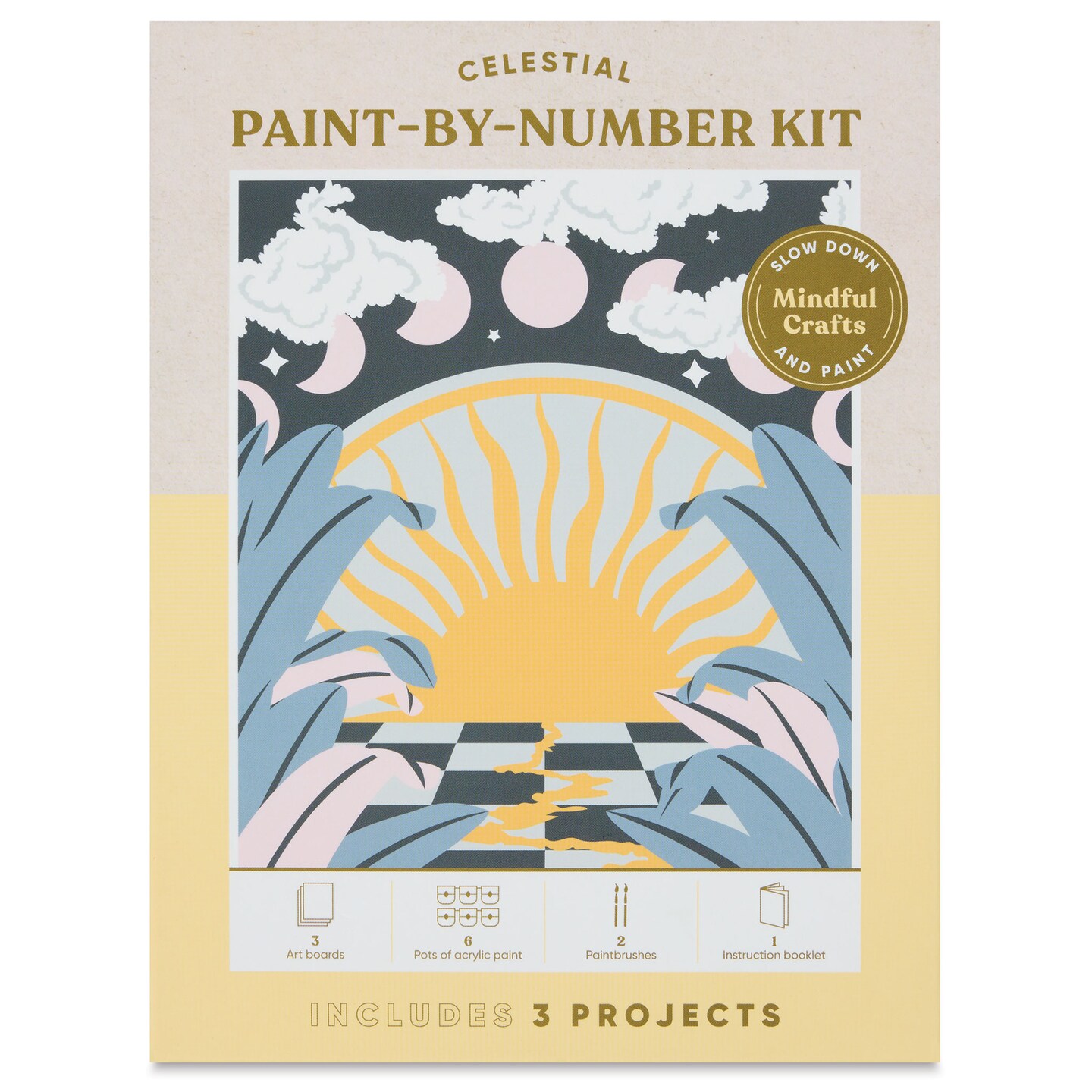 Mindful Crafts Paint by Number Kit - Celestial | Michaels